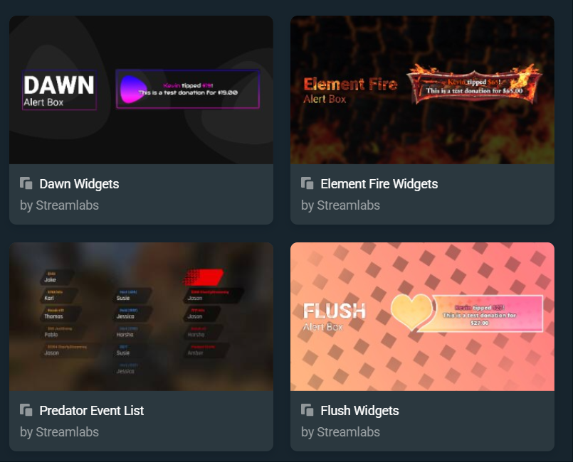 Widget Themes have arrived to the Streamlabs Desktop Library! | Streamlabs