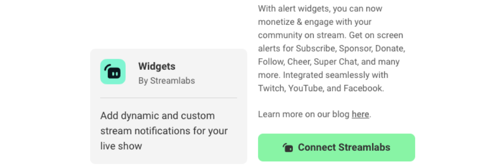 Talk Studio Integrated Apps | Streamlabs