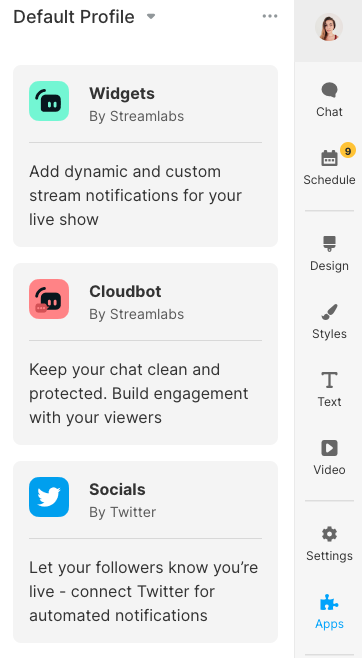 Talk Studio Chat | Streamlabs