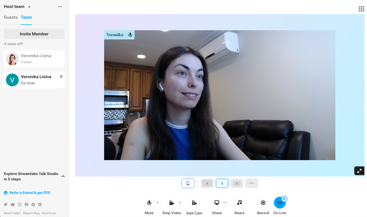 Talk Studio Getting Started | Streamlabs