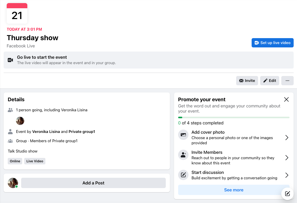 Talk Studio Facebook Live Events | Streamlabs