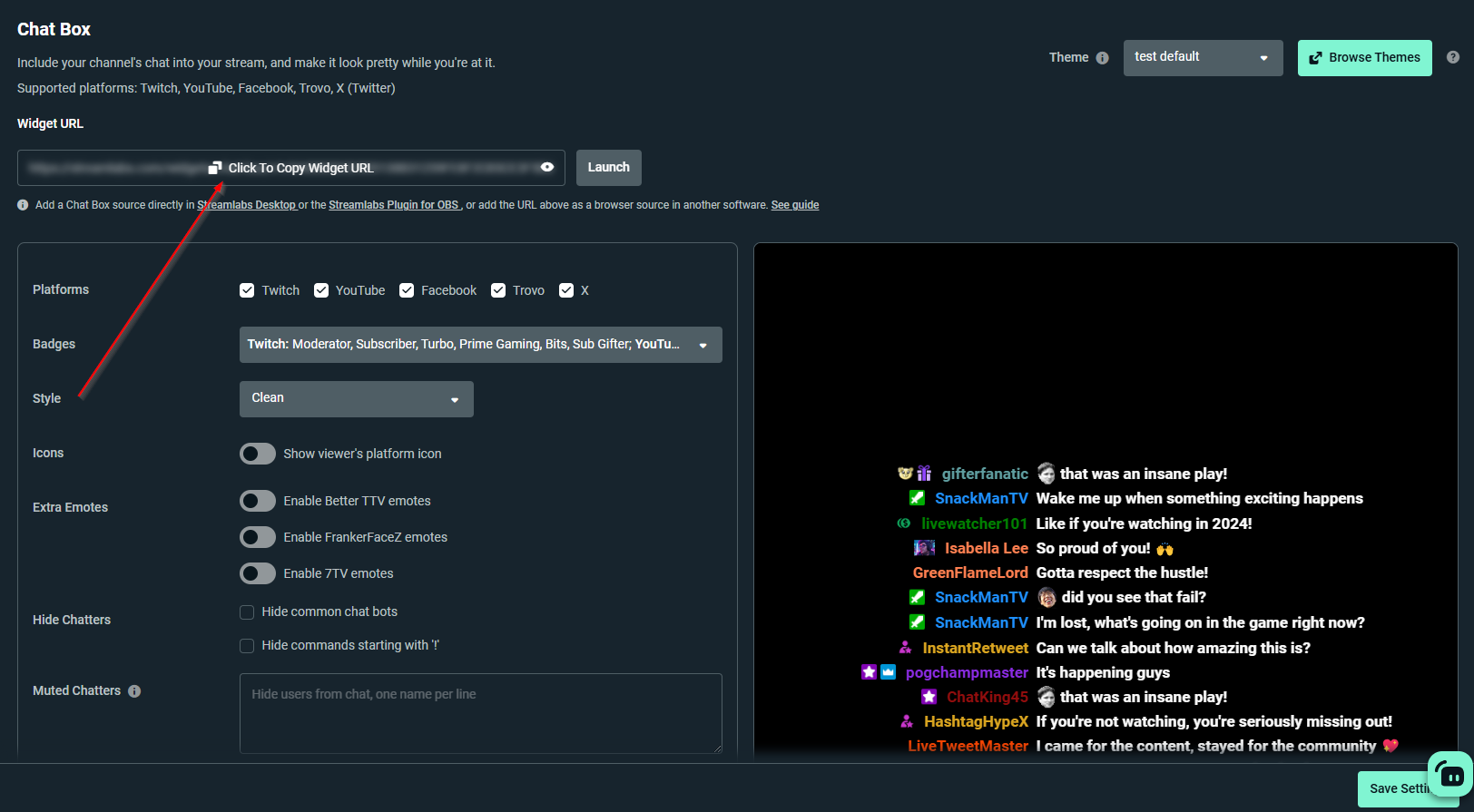 How to Set Up a Chat Box Overlay | Streamlabs