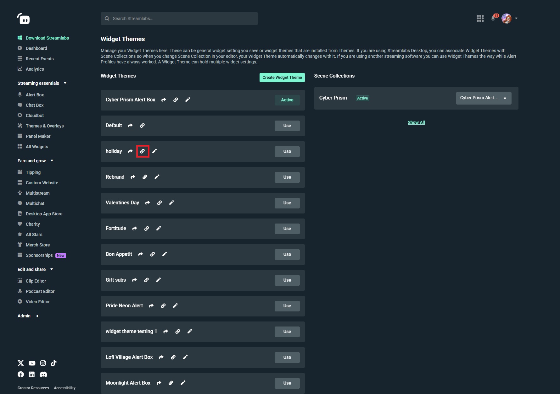 Using Widgets from Multiple Widget Themes | Streamlabs