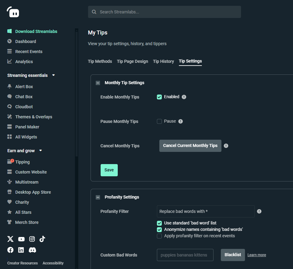 Streamlabs Monthly Tipping Tutorial | Streamlabs