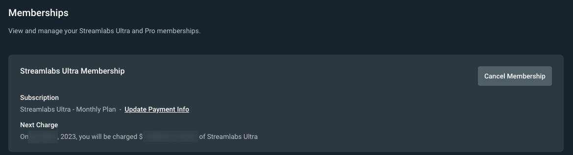 How to Change Your Ultra Payment Method | Streamlabs
