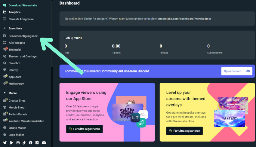 Einrichtungsanleitung für Livestreams | Streamlabs