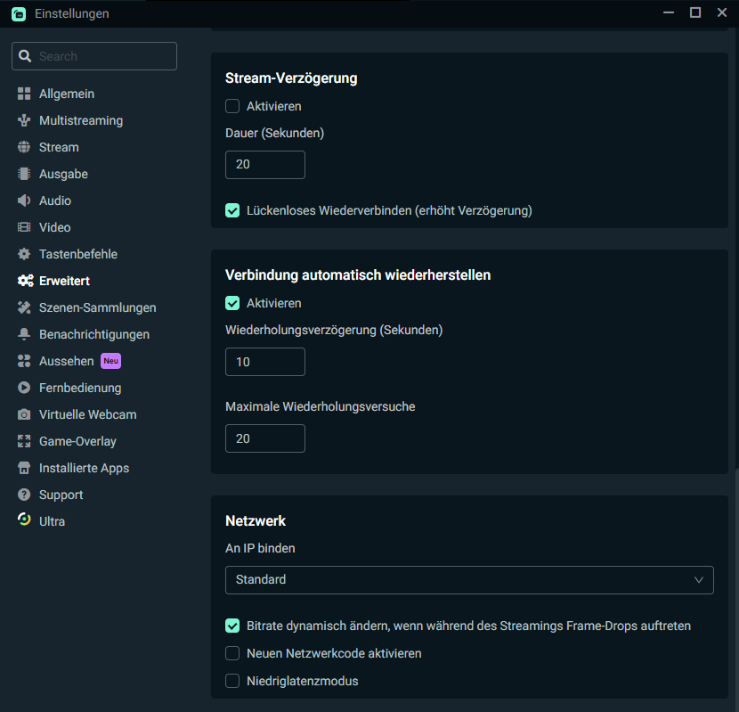 Einrichtungsanleitung für Livestreams | Streamlabs