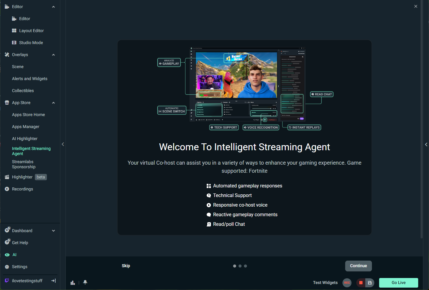 How to Set Up Streamlabs Intelligent Stream Agent – Streamlabs