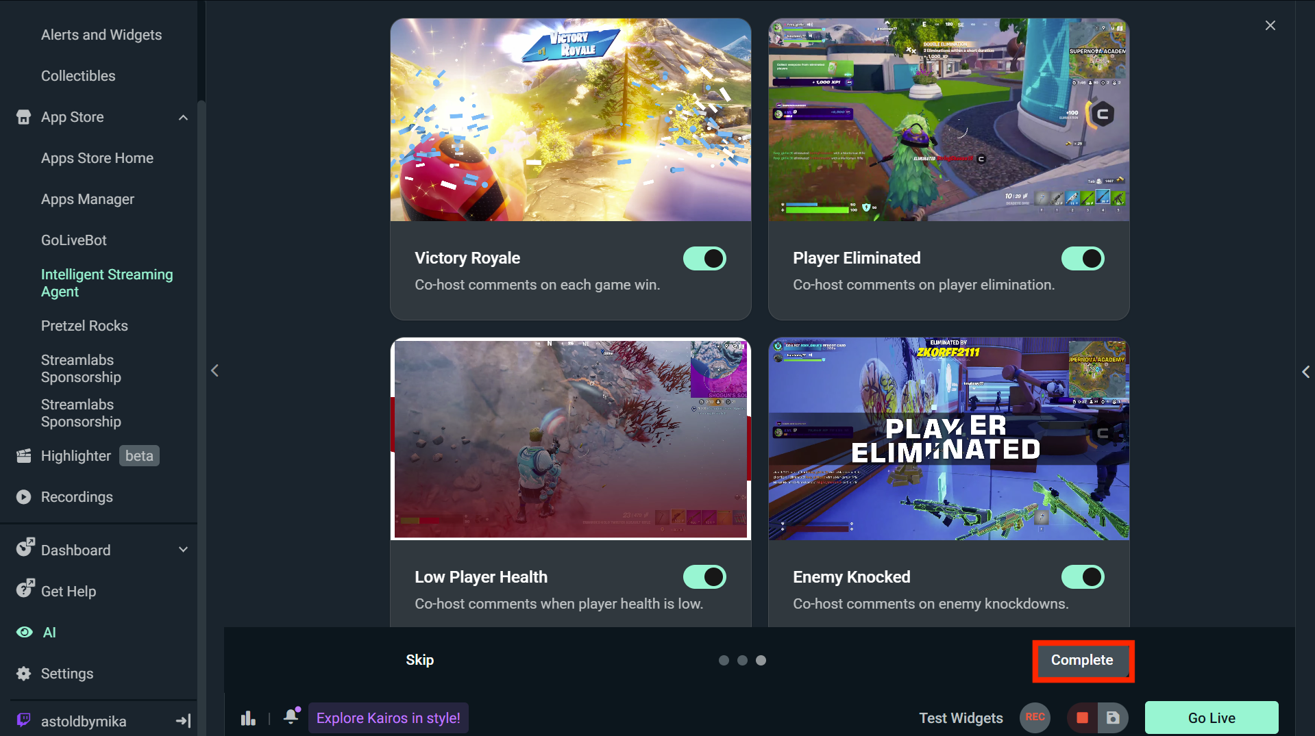 How to Set Up Streamlabs Intelligent Stream Agent – Streamlabs