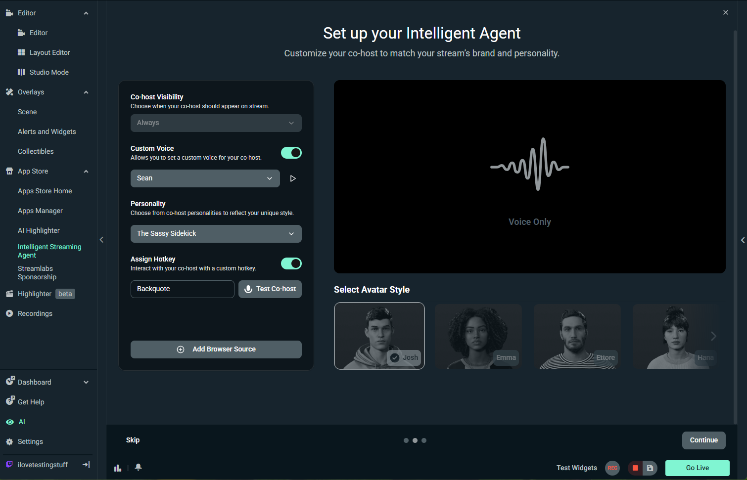 How to Set Up Streamlabs Intelligent Stream Agent – Streamlabs