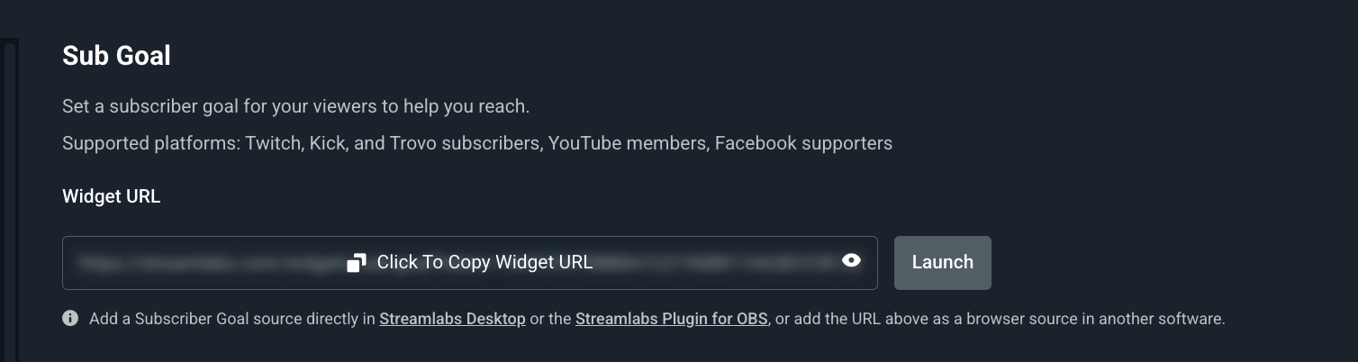 How to Set up a Sub Goal Widget | Streamlabs