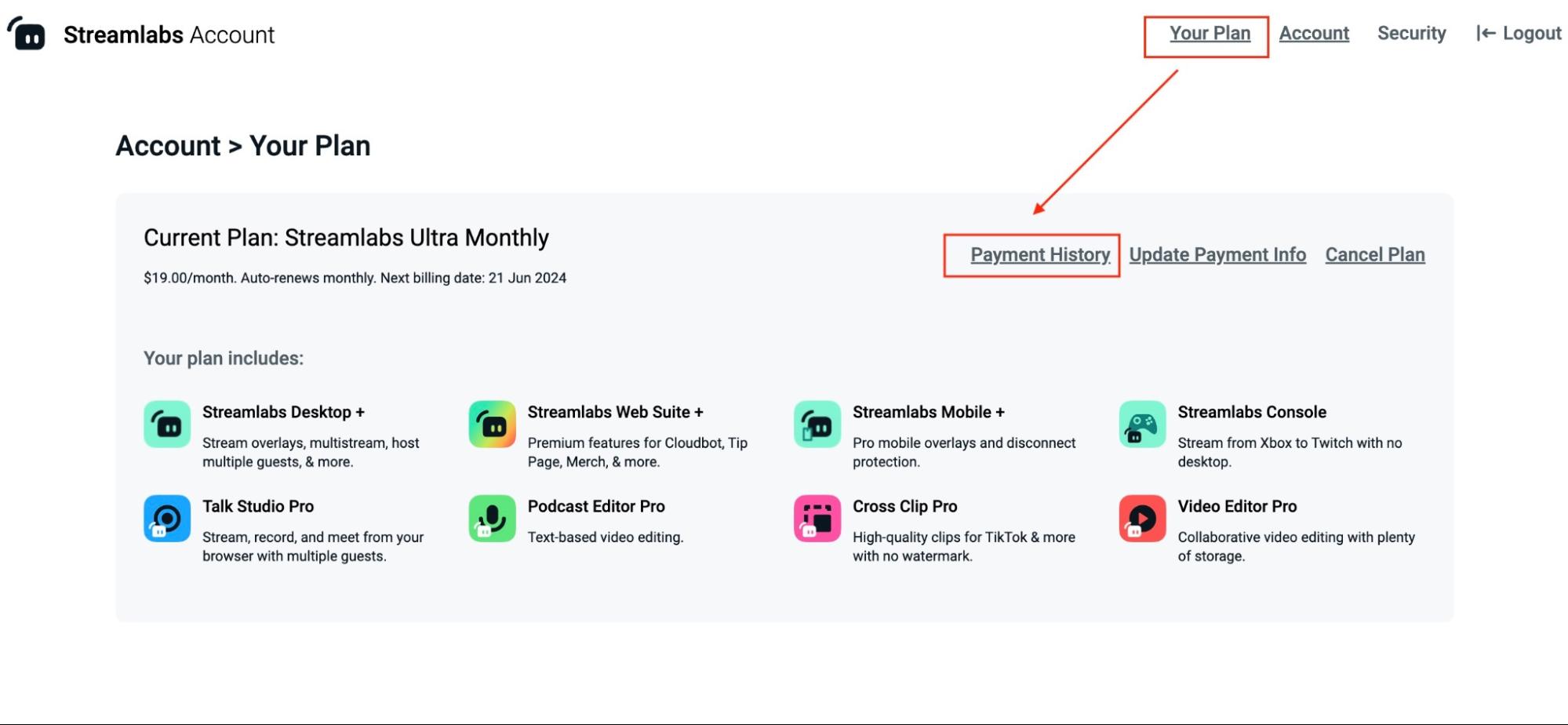 Ultra Subscription & Billing | Streamlabs
