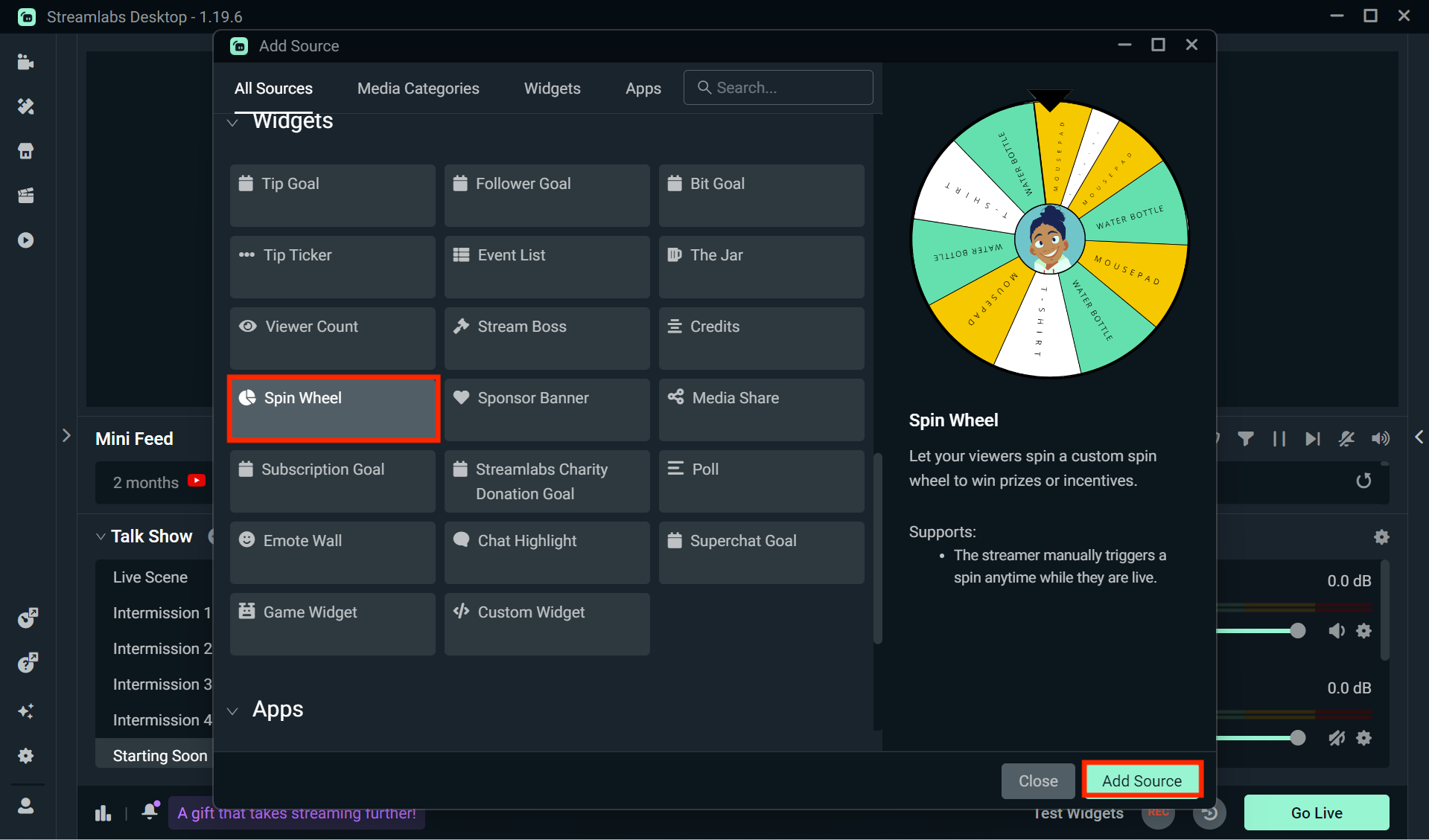 How to Set up The Spin Wheel Widget | Streamlabs