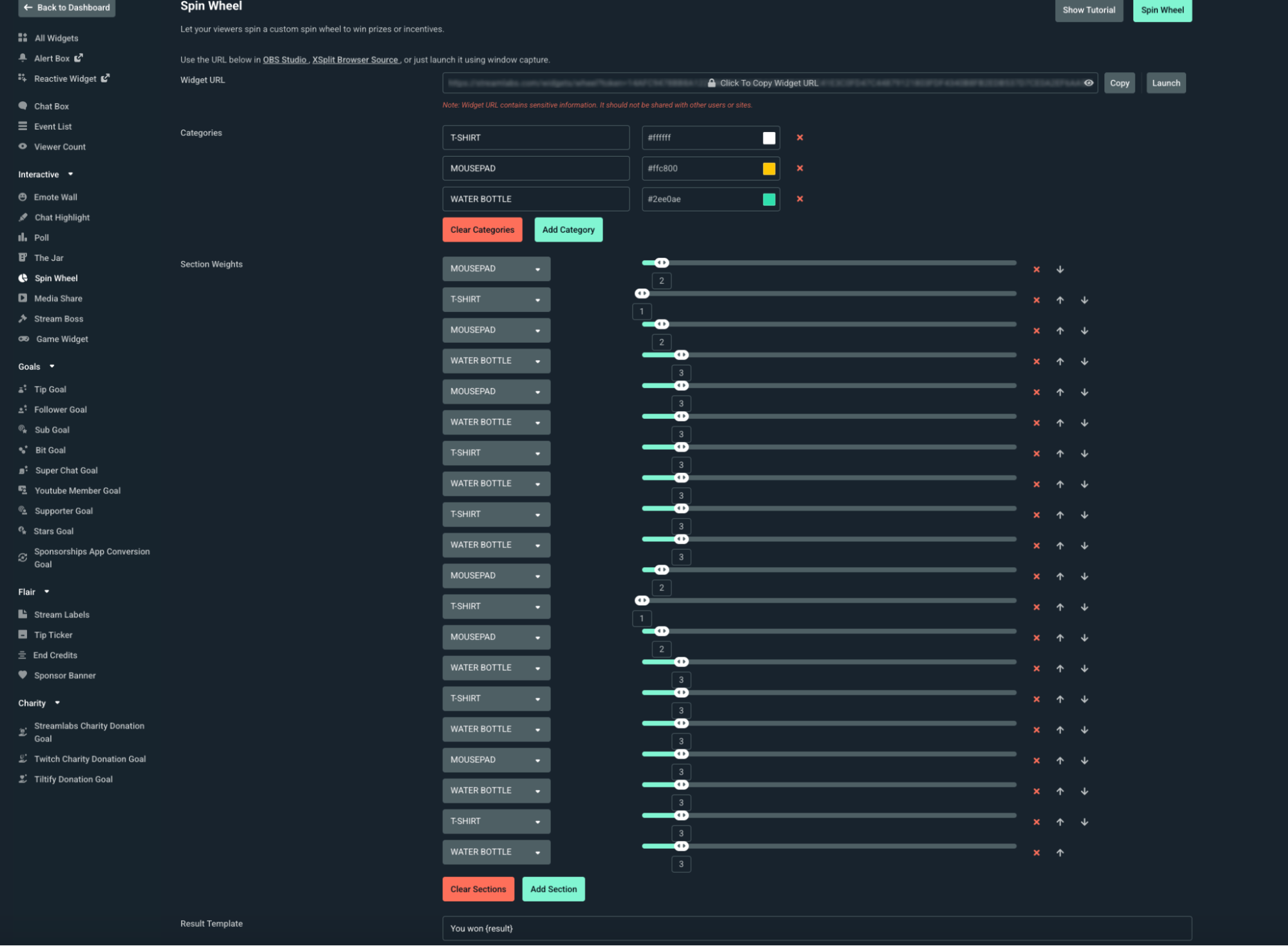 How to Set up The Spin Wheel Widget | Streamlabs