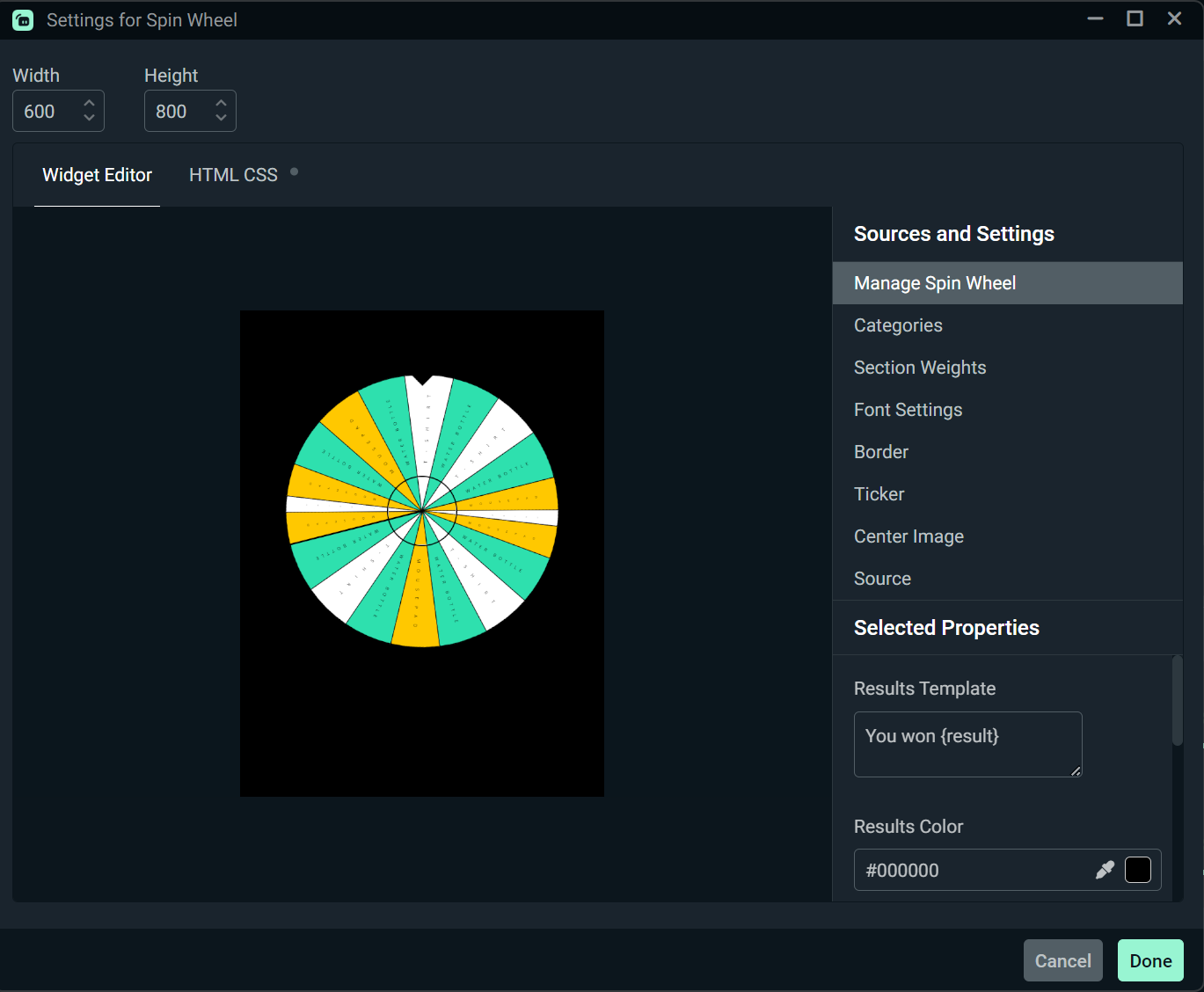 How to Set up The Spin Wheel Widget | Streamlabs