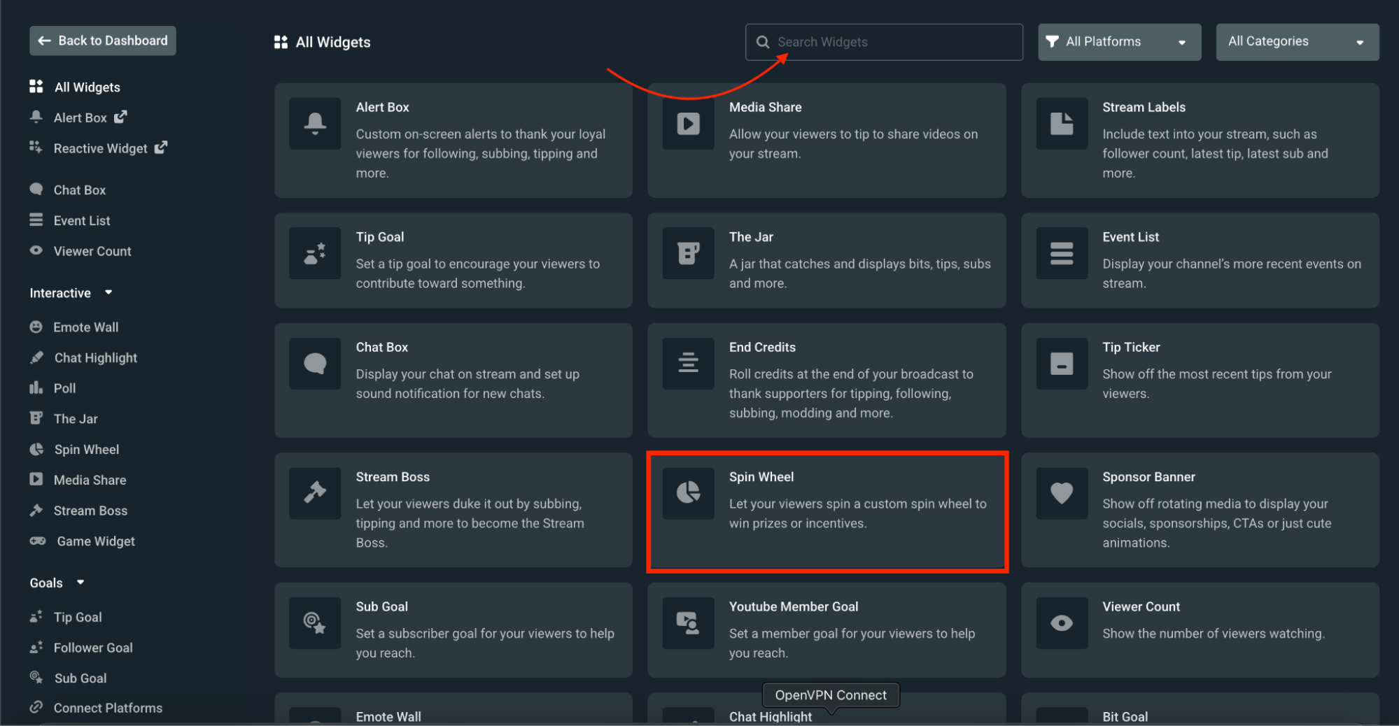 How to Set up The Spin Wheel Widget | Streamlabs