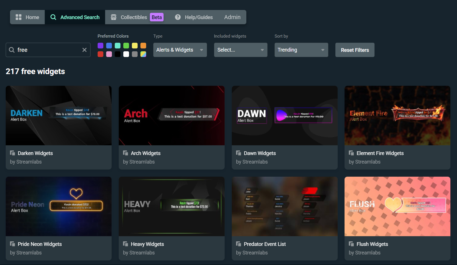 Widget Themes have arrived to the Streamlabs Desktop Library! | Streamlabs