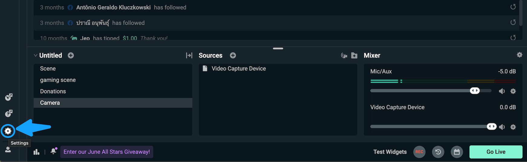 Talk Studio Stream Forwarding | Streamlabs