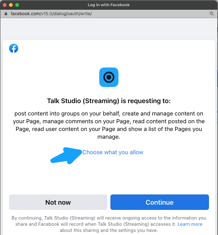 Talk Studio Streaming Destinations | Streamlabs