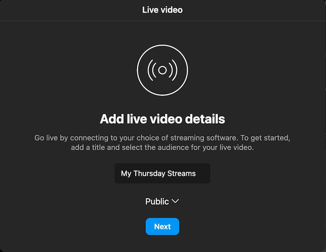 How to Stream to Instagram from a Web Browser | Streamlabs