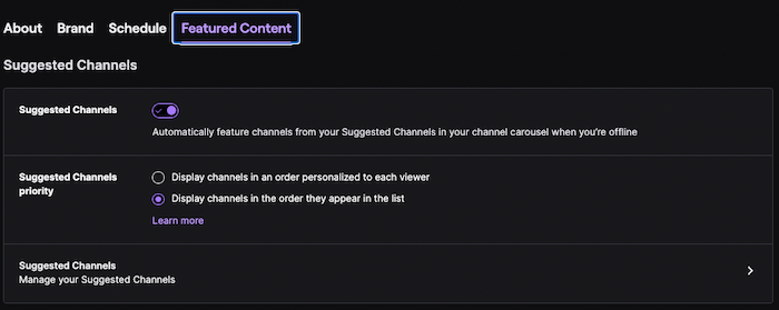 What Is "Suggested Channels" on Twitch and How to Set It Up | Streamlabs